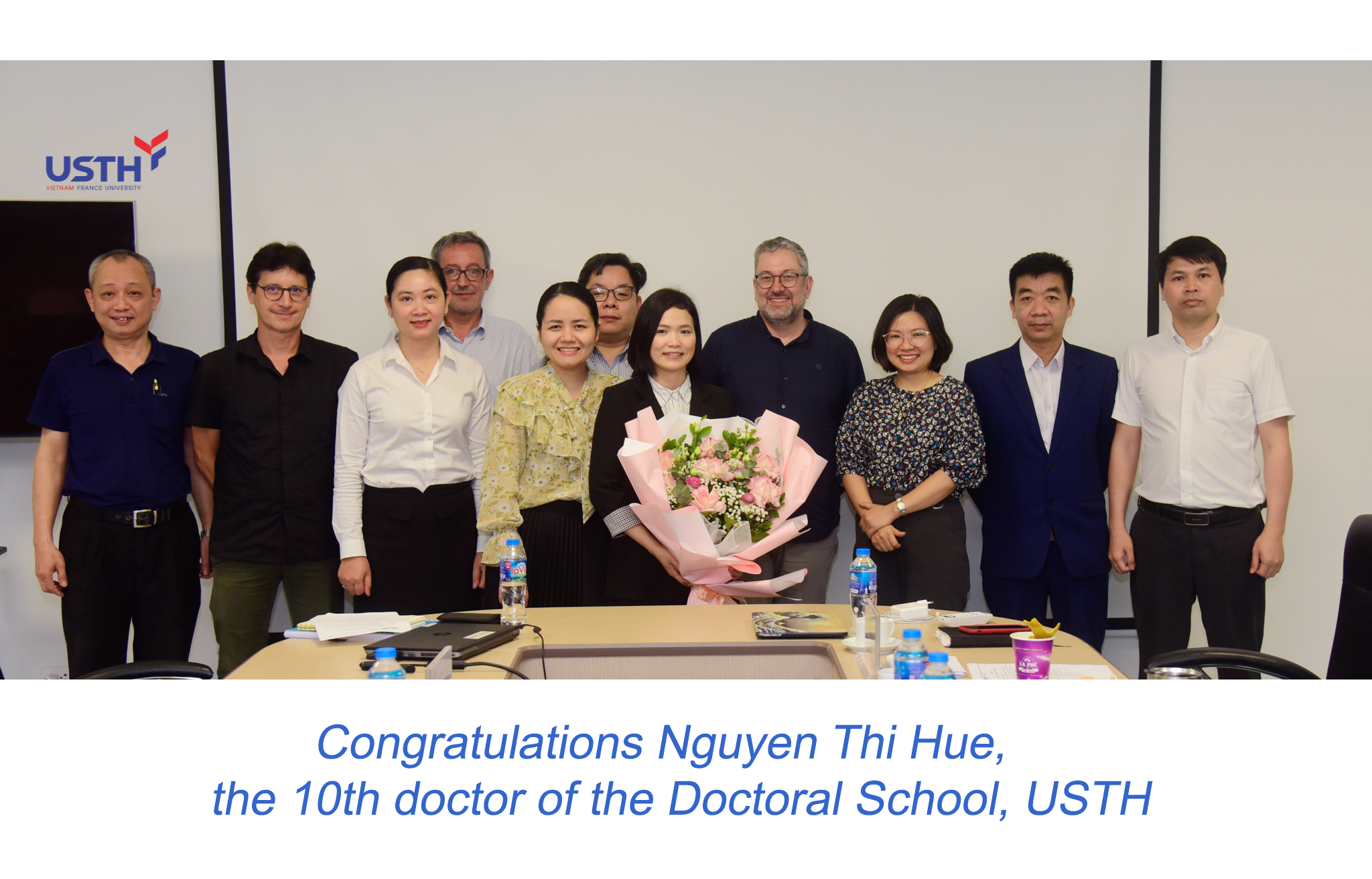 The 10th Doctoral Thesis Defended at the USTH - USTH-PhD programs